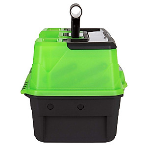 Flambeau Outdoors 6383AMG 3-Tray Classic Tray Tackle Box, Portable Tackle Organizer, Frost Green/Black