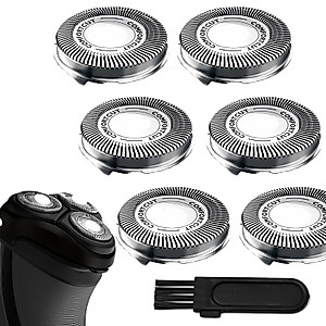 SUPERNB Series 3000 2000 1000 Electric Shaver Replacement Heads, SH30 Replacement Blades for S738 S1150, S1015, S1100, S1560..6 Pack