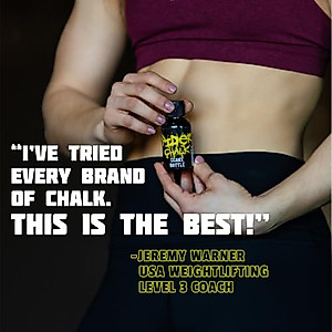 SPIDER CHALK 2oz Liquid Chalk for Gym, Weightlifting, Rock Climbing, Powerlifting. Lab-Grade, Safe Ingredients, Made in The USA