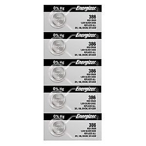 Energizer 386/301 TS SILVER OXIDE CD/5