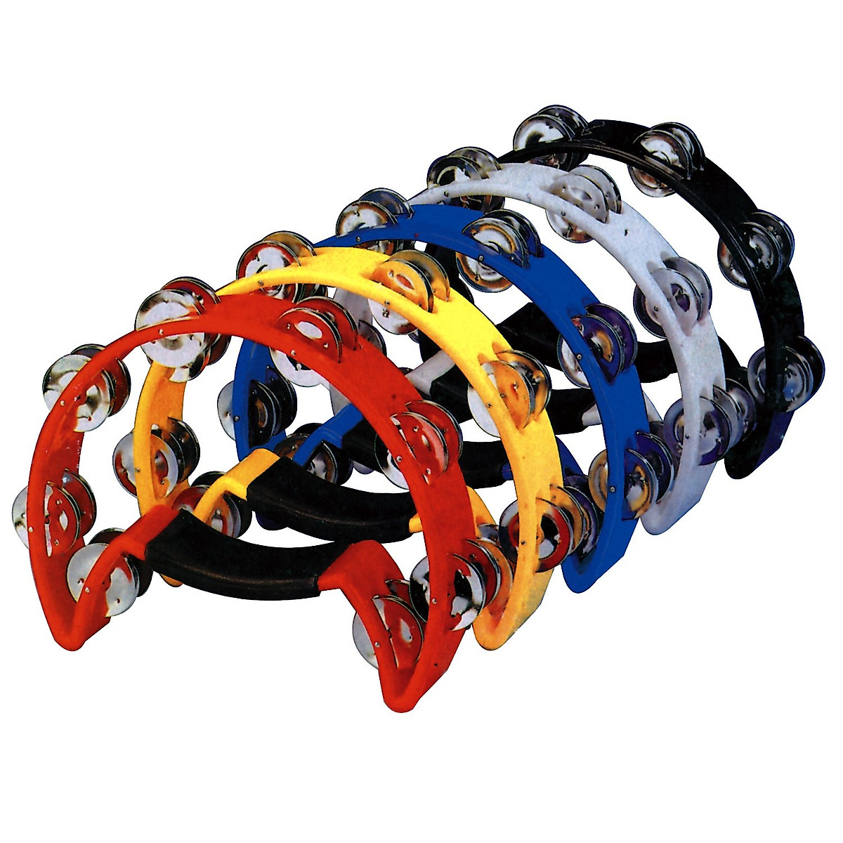 Performance Plus Headless Pro Church Quality Black Rhythm Tambourine, 10" (HMT1B)