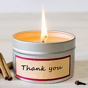 EricX Light Candle Tin 24 Piece, 4 oz, for Candle Making