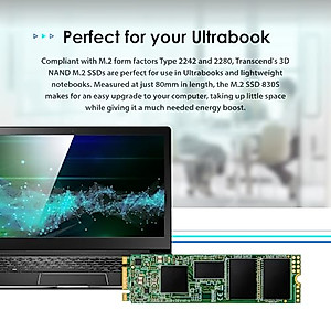 Transcend 2TB SATA III 6GB/s MTS830S M.2 2280 Solid State Drive - TS2TMTS830S