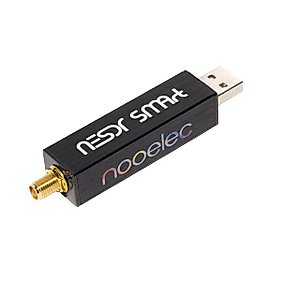 Nooelec NESDR Smart v5 HF Bundle: 100kHz-1.7GHz Software Defined Radio Set for HF/UHF/VHF Including a NESDR Smart v5 R860/RTL2832U RTL-SDR, Assembled Ham It Up Upconverter, 9:1 Balun, and Adapters