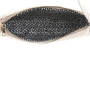 Womens Girls Minimal Vintage Retro Small Vegan Leather Shoulder Bag Purse Wallet Set (French-Blue (Royal-Blue))