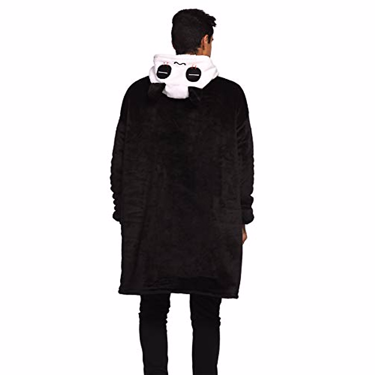 Wearable Blanket Sweatshirt Unisex Panda Hoodie Oversized