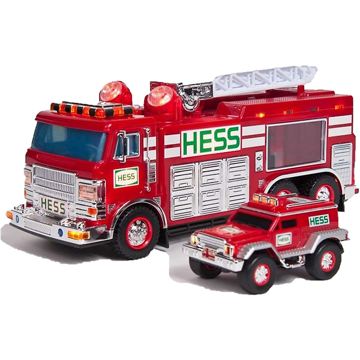 Hess 2005 Emergency Truck with Rescue Vehicle by Amerada Hess Red