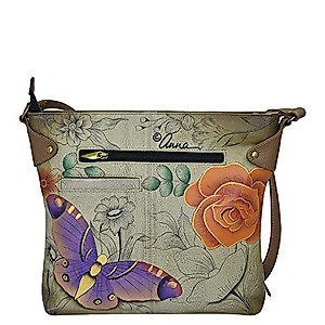 Anna by Anuschka Convertible Tote, Floral Paradise Tan