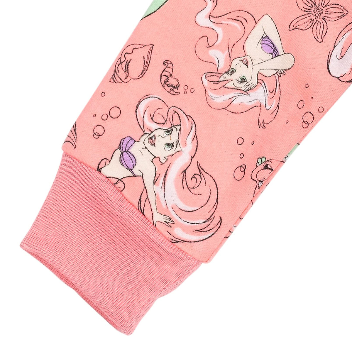 Disney Princess Ariel Little Girls French Terry Sweatshirt Ariel 7-8