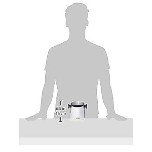 De'Longhi Knock Box for Coffee & Espresso Grounds, Easy & Mess-Free Disposal of Coffee Puck, Removable Bar and Non-Slip Base, Dishwasher Safe, Stainless Steel, 4-inch diameter,Silver