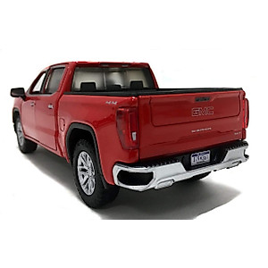 2019 Sierra 1500 SLT Crew Cab Pickup Truck Red 1/24-1/27 Diecast Model Car by Motormax 79361
