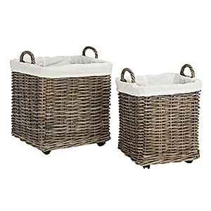Safavieh Home Collection Amari Wheel Basket
