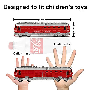 Mini Trains Toys Model Moved by Inertia for Kids with Sound & Light - Train Set for 3 4 5 6 7 Years Old Boys Girls Classic Toy Gift for Holiday, Birthdays or Christmas