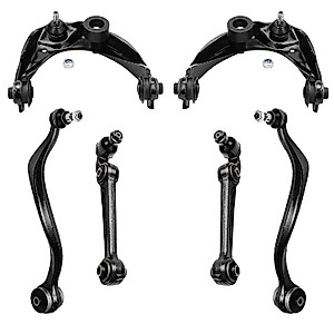 Detroit Axle - 14pc Front End Suspension Kit for 2010-2012 Ford Fusion Mercury Milan, 2011-2012 Lincoln MKZ, 6 Control Arms w/Ball Joints 2 Sway Bars 4 Tie Rods 2 Boots Replacement