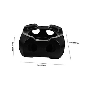 DOITOOL Korean Bbq Grill 1pc Barbecue Stove Camping Burner Portable Charcoal Grill Stove Food Cooking Stove Hotel Supplies Outdoor Aluminum Alloy Black Charcoal Grills