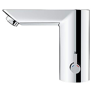Grohe 36466000 Baucosmopolitan E Touchless Electronic Faucet with Temperature Control Lever, Battery-Powered