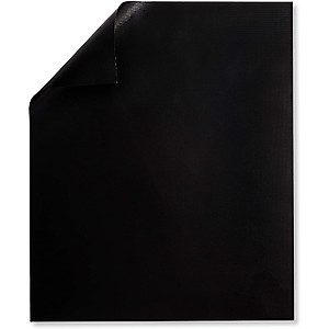 5-Pack Non Stick Reusable Oven Liners, Black Heavy Duty Heat Resistant Mats 15.7"x19.7"