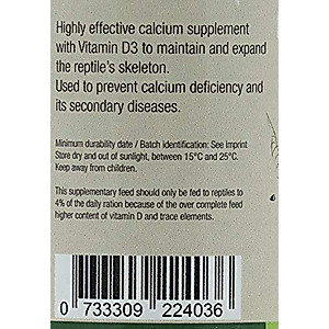 Nekton Rep-Calcium Plus D3 Reptile Supplement, 65gm