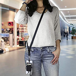 Phone Lanyard, Gear Beast Universal Crossbody Cell Phone Lanyard Compatible with iPhone, Galaxy & Most Smartphones, Includes Silicone Phone Holder and Satin Poly Adjustable Neck Strap