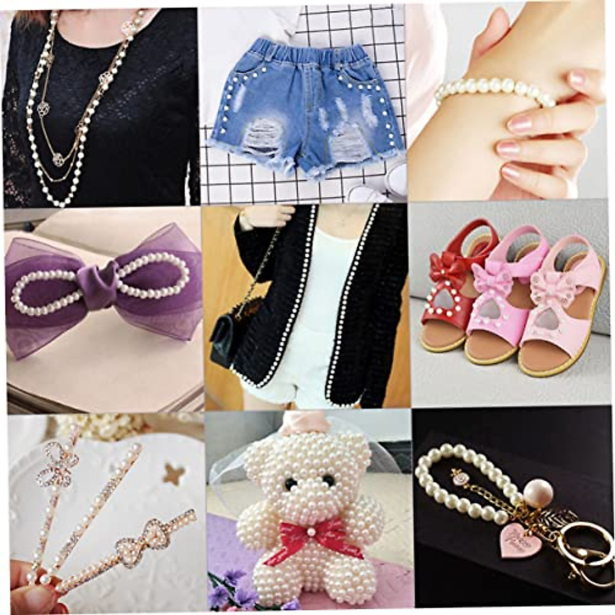 1 Box Imitation Pearl Jewelry Beads Round Pearl Beads Fake Pearl Beads Gradients Color Beads Fake Pearls Beads labret Jewelry Pearl Beads for Bracelets Scatter orb Plastic Fashion