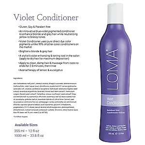 LOMA Violet Conditioner 12 ounce (Sulfate, Gluten and Paraben Free)