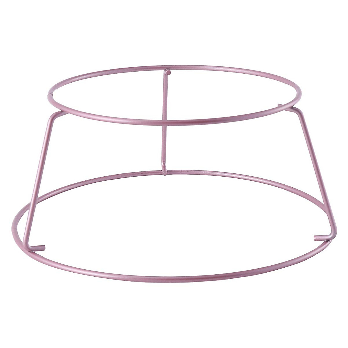 Hemoton Bread Cooling Rack Cooling Rack Round Mega Cooling Rack Roasting Rack Baking Cooling Rack Cake Mold Rack Pastry Rack Rose Gold Cake Stand Cake Holder Large Stainless Steel Chiffon