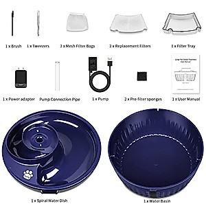 Kastty 195oz/6L Dog Water Fountain Premium Large Pet Water Fountain Ultra Quiet BPA-Free Cat Fountain, Safe Smart Pump& Triple Filtration, 2 Filter Sets, Ideal for S-L Dogs and Multi-Pet Families