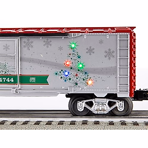 Lionel Christmas Light Express LionChief 5.0 Electric O Gauge Train Set with Bluetooth & Remote