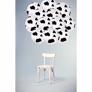 Latex Cow Print Balloons - Birthday Party balloons, Farm Theme, Party Supplies (12)