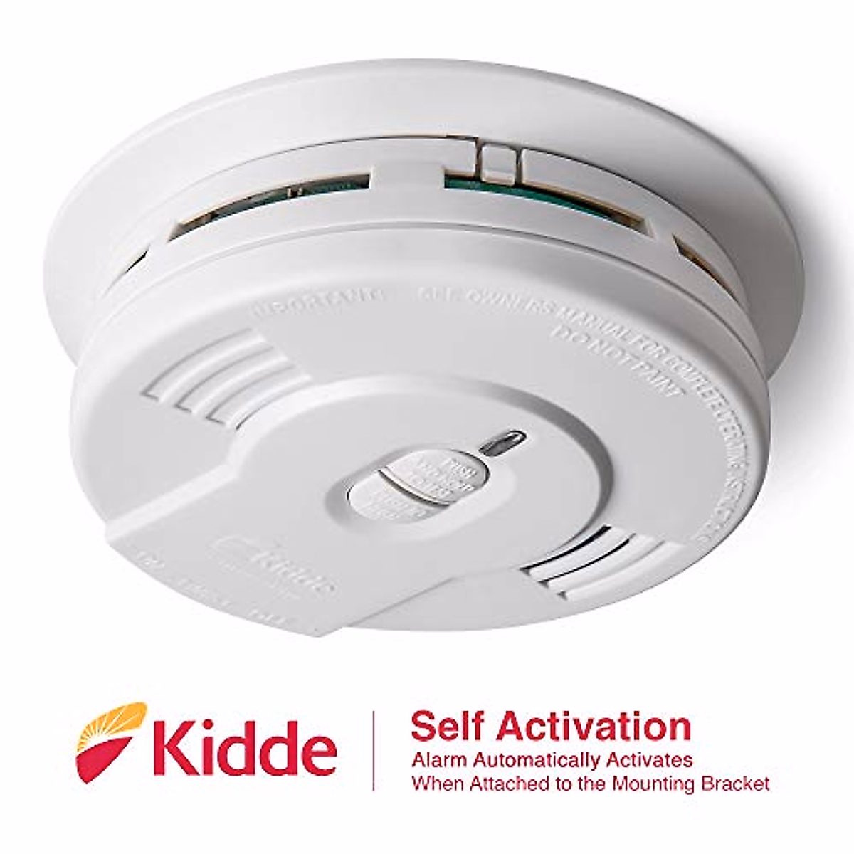Kidde Smoke Detector, 10-Year Battery, LED Indicators, Replacement Alert, Test-Reset Button, 36 Pack
