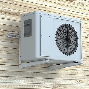 Mxclimate Wall Mounting air Conditioner Bracket for Outdoor Ductless Mini Split Condenser Heat Pumps & HVAC Systems,Universal,9000-36000 Btu AC Units, Heavy Duty Support up to 400 LBS