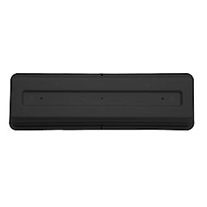 Bloem Dura Cotta Window Box Planter: 24" - Black - with Tray, Weatherproof Resin Box, Removable Tray for Indoor & Outdoor Use, Gardening, 3 Gallon Capacity