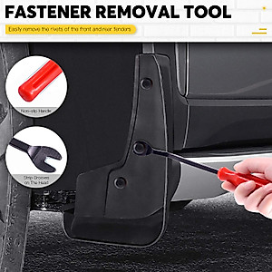 Mardatt 42Pcs Plastic Rivet Gun Set w 40Pcs 4Sizes Nylon Blind Rivets and 1Pcs Bonus Fastener Removal Tool, Hand Riveter Suitable for Automotive and More