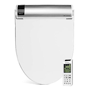 Bio Bidet Bliss BB2000 Elongated White Smart Toilet Seat, Premier Class, Unlimited Warm Water, Vortex Wash, Bidet Seat w /Remote Control