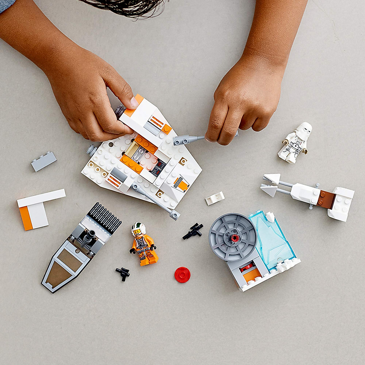 LEGO Star Wars Snowspeeder 75268 Starship Toy Building Kit; Building Toy for Preschool Children Ages 4+ (91 Pieces)