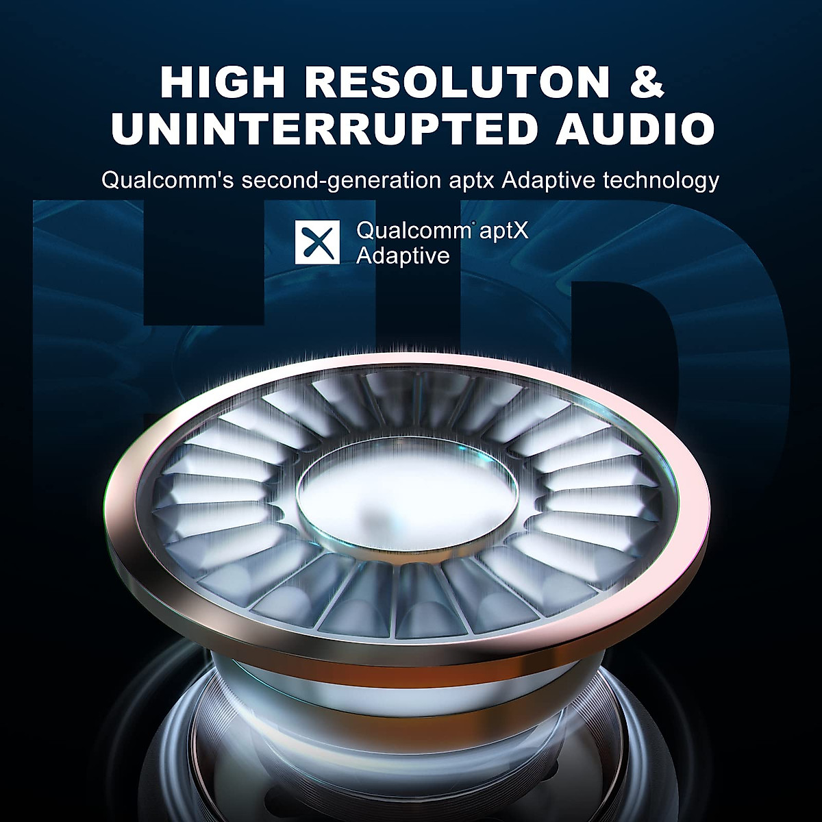 emotal Bluetooth Headset Dual-Mic ENC +CVC 8.0 Noise Cancelling Aptx HD HiFi Stereo15Hours HD Talktime 200Hours Standby Bluetooth Earpiece Compatible for iOS/Android Cellphone with Storage Case