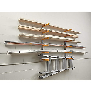 TWO BORA PBR-001 Wood Organizers & Lumber Storage Metal Racks 12 total levels