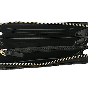 Kate Spade Briar Lane Quilted Leather Neda Zip Around Wallet, Black