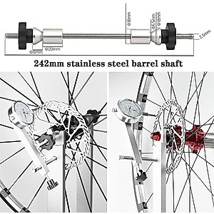 Bicycle Wheel Truing Stand, Wheel Tuning Repair Tool, Bicycle Wheel Repair Truing Bearing Stand, Bike Hub Maintenance Repair Platform for 10"-29" Wheels