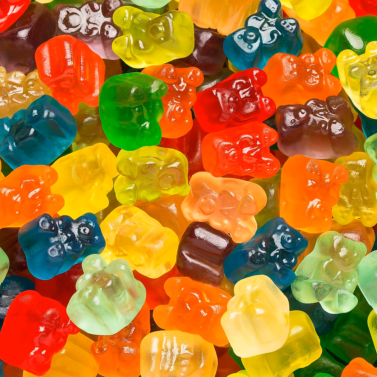 Albanese World's Best Gummi Snack Packs, 12 Flavor Gummi Bear Cubs, 50 - 0.5oz Mini Packs of Candy