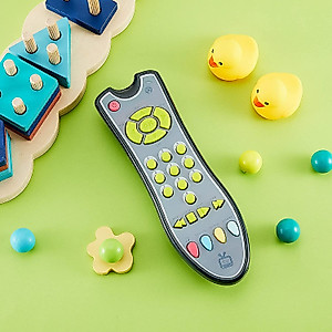 Acirr Baby Learning Toy, Baby Music Remote Control Toy Kids' Electric Learning Toys Baby Music TV Remote Control Electric Numbers Learning Educational Kids Toy(Gray)
