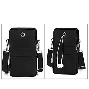 Mobile Phone Purses Bag, Cellphone Crossbody with Shoulder Strap,Waterproof Crossbody Phone Wallet Case, Outdoor Sweat-Proof Running Armbag, Crossbody Bag Gym Fitness Cell Phone Key Holder