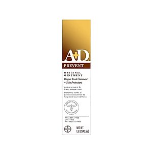 A&D Diaper Rash Ointment & Skin Protectant, Original -1.5 Ounces - 2 Pack