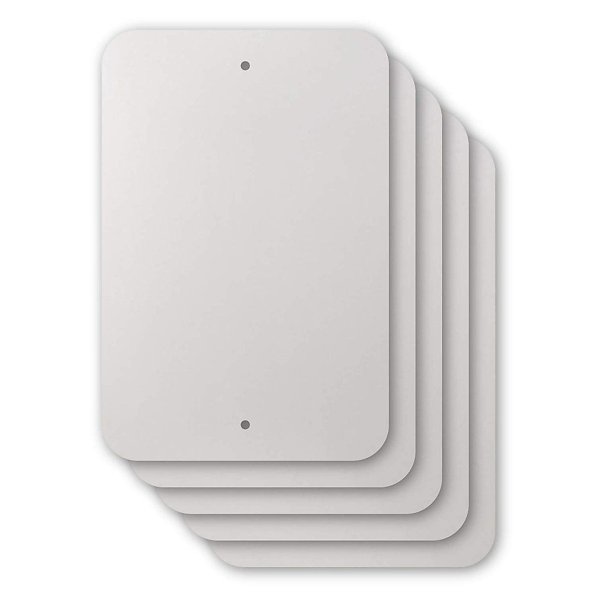 12” x 18” Metal Sign Blank – White Aluminum - .040” (5)