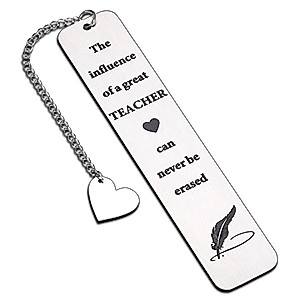 Teacher Appreciation Gift Stocking Stuffers for Women Men Christmas Gift for Teacher Bookmark for Women MenTeachers Day Birthday Gift for Female Male