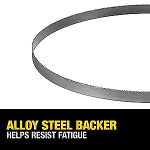 DEWALT Portable Band Saw Blade, 32-7/8-Inch, .020-Inch, 14/18 TPI, 3-Pack (DW3986C)