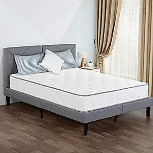 PrimaSleep 10 Inch Hybrid Comfort Tight Top Spring Mattress, Twin