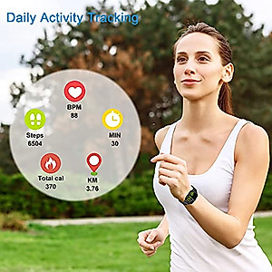 Keyouby Smart Watch,Compatible Android Phones and iPhone,1.75" LCD Screen Smartwatch with Heart Rate and Sleep Monitor,IP67 Waterproof Activity Tracker with Pedometer,Fitness Watche for Men