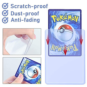 100ct TopLoaders and Card Sleeves,Card Protectors Hard Plastic, 3" x 4" Regular Fit for Trading Card,Baseball Card, Sports Cards (50pc Toploader+ 50pc Penny Sleeves)