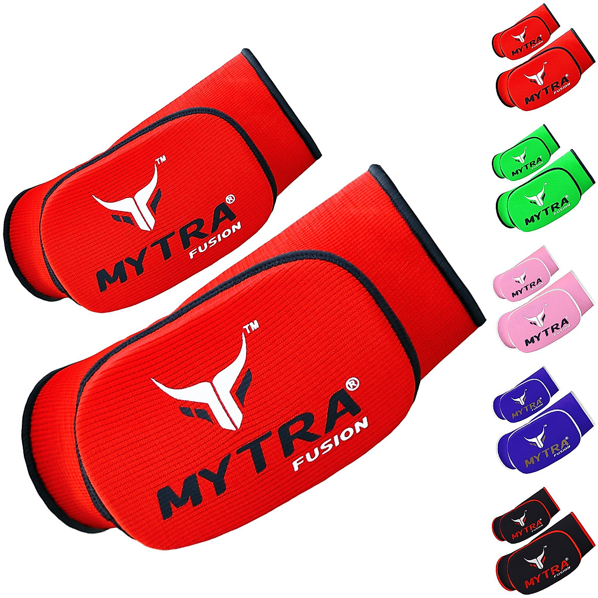 Mytra Fusion Paded Elbow Brace Elbow Protector Arm Protector Farabi Elbow Brace Support injury relief Elasticated Elbow Support Sleeve Tennis elbow Golfers Elbow Injury recovery Elbow Support